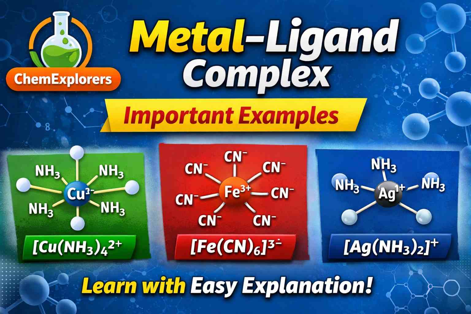 Metal-ligand Complex Examples